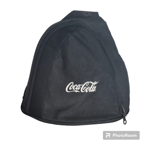Coca Cola | Bags | Coca Cola Black Sling One Shoulder Backpack Y2k ...